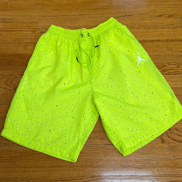 Nike | Shorts | Nikejordan Collaboration Lime Shorts | Poshmark